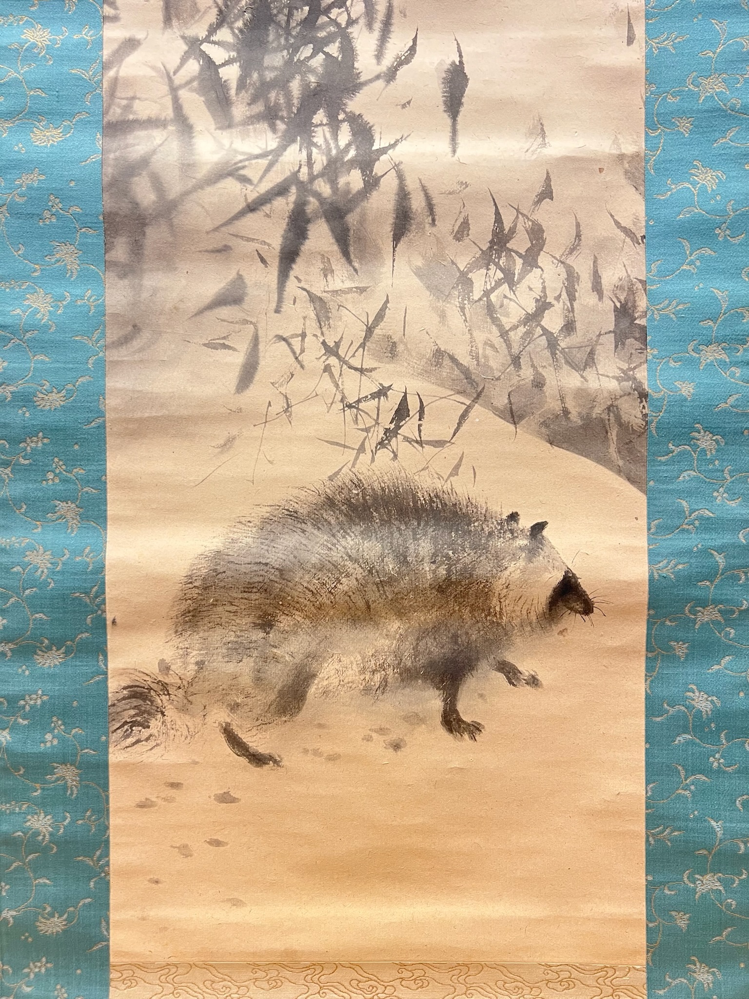 Konoshima Okoku A raccoon dog in the snow｜Matsumoto Shoeido | Japanese ...